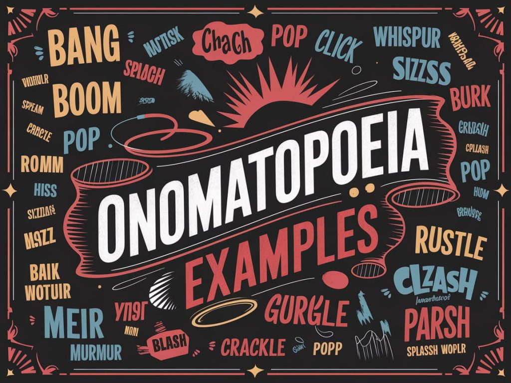 100 Onomatopoeia Examples: A Vibrant List of Fun Words and the Authors ...